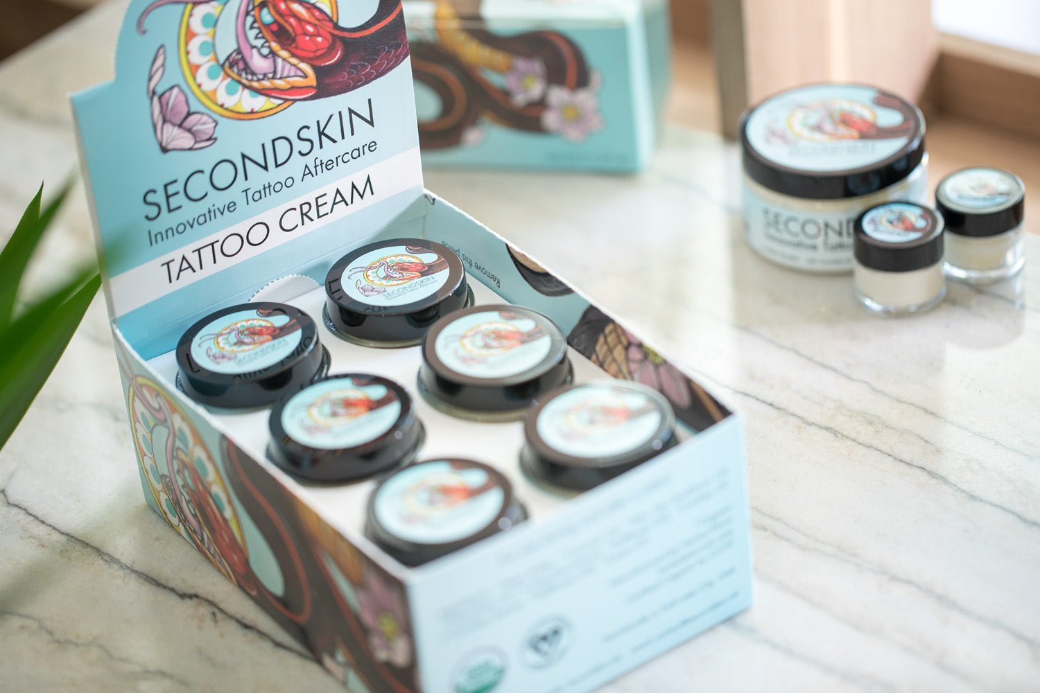 SecondSkin™ Tattoo Aftercare | Adhesive Tattoo Bandages | Tattoo Cream