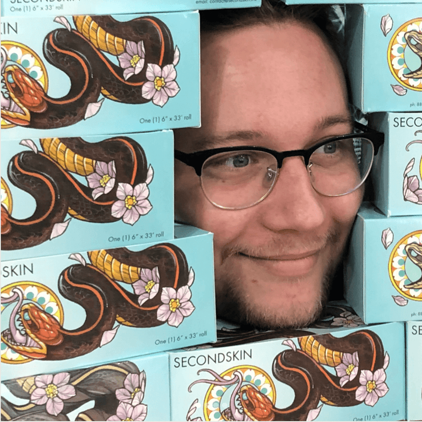 SecondSkin™ Tattoo Aftercare | Adhesive Tattoo Bandages | Tattoo Cream