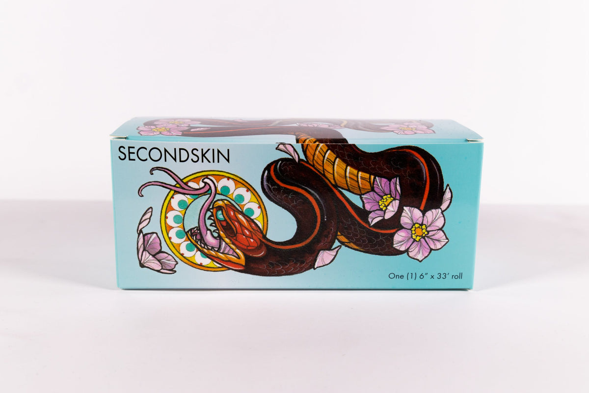 SecondSkin™ Tattoo Aftercare | Adhesive Tattoo Bandages | Tattoo Cream
